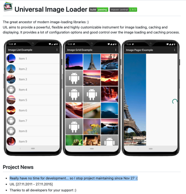 Android 비트맵 로딩 라이브러리에 대한 벤치마크 테스트 – 컴투스온